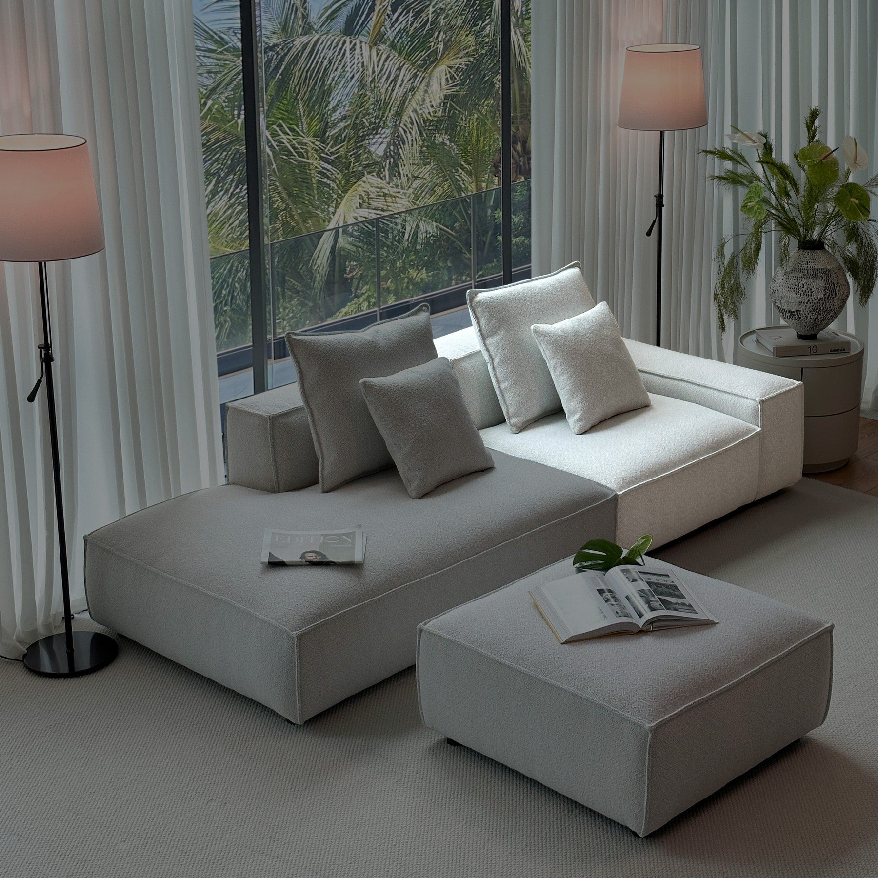 Hara Right Arm Sofa Module – cancanfurnishings.com