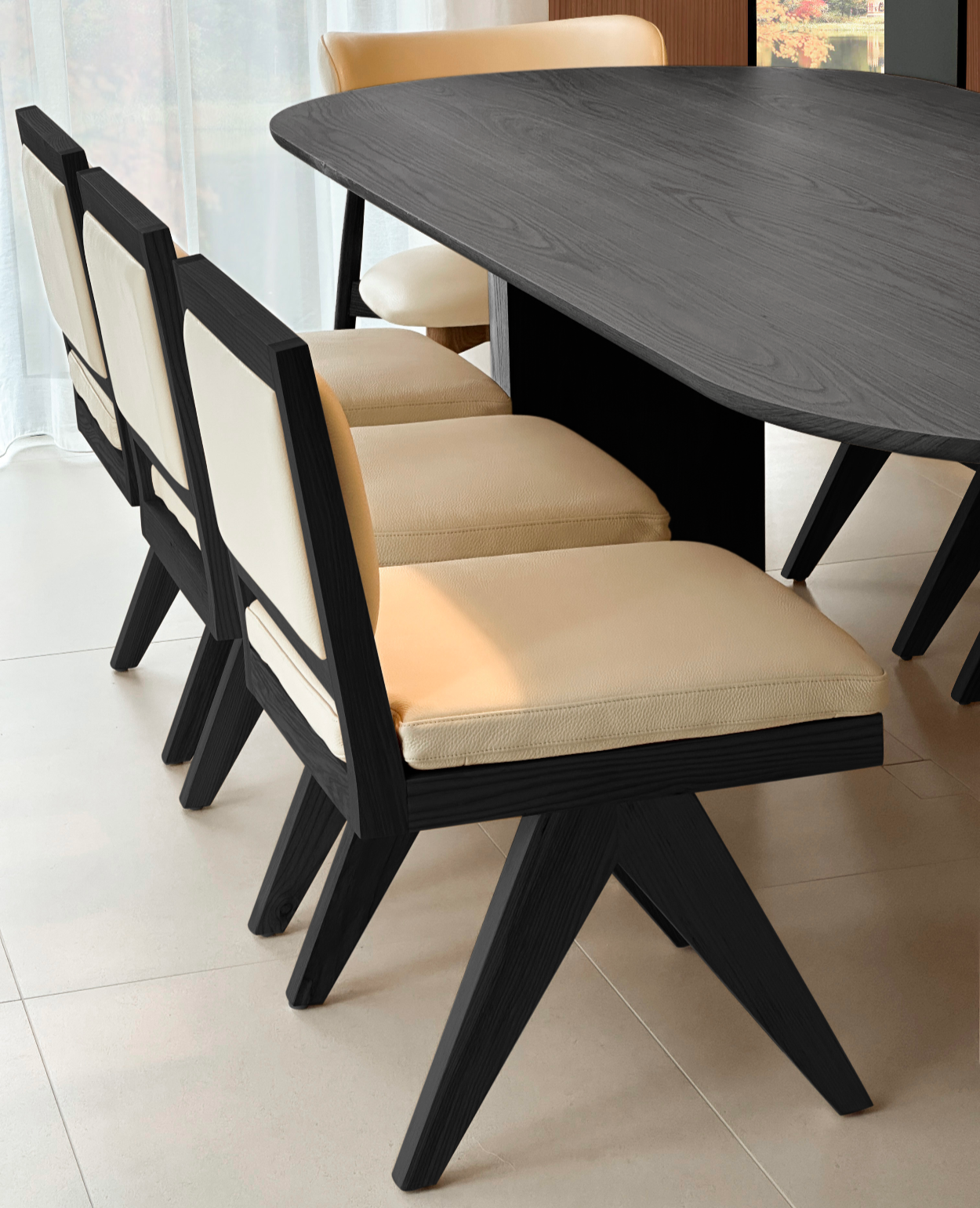 Hendricks Dining Chair - Black – CANCAN