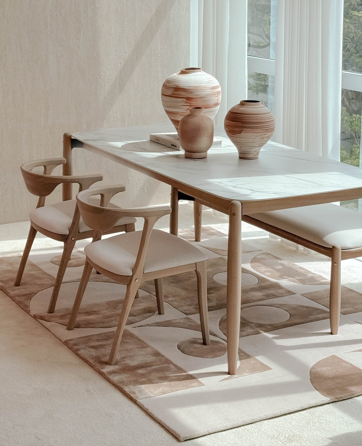 Walsh Dining Table - Sintered Stone Top – CANCAN